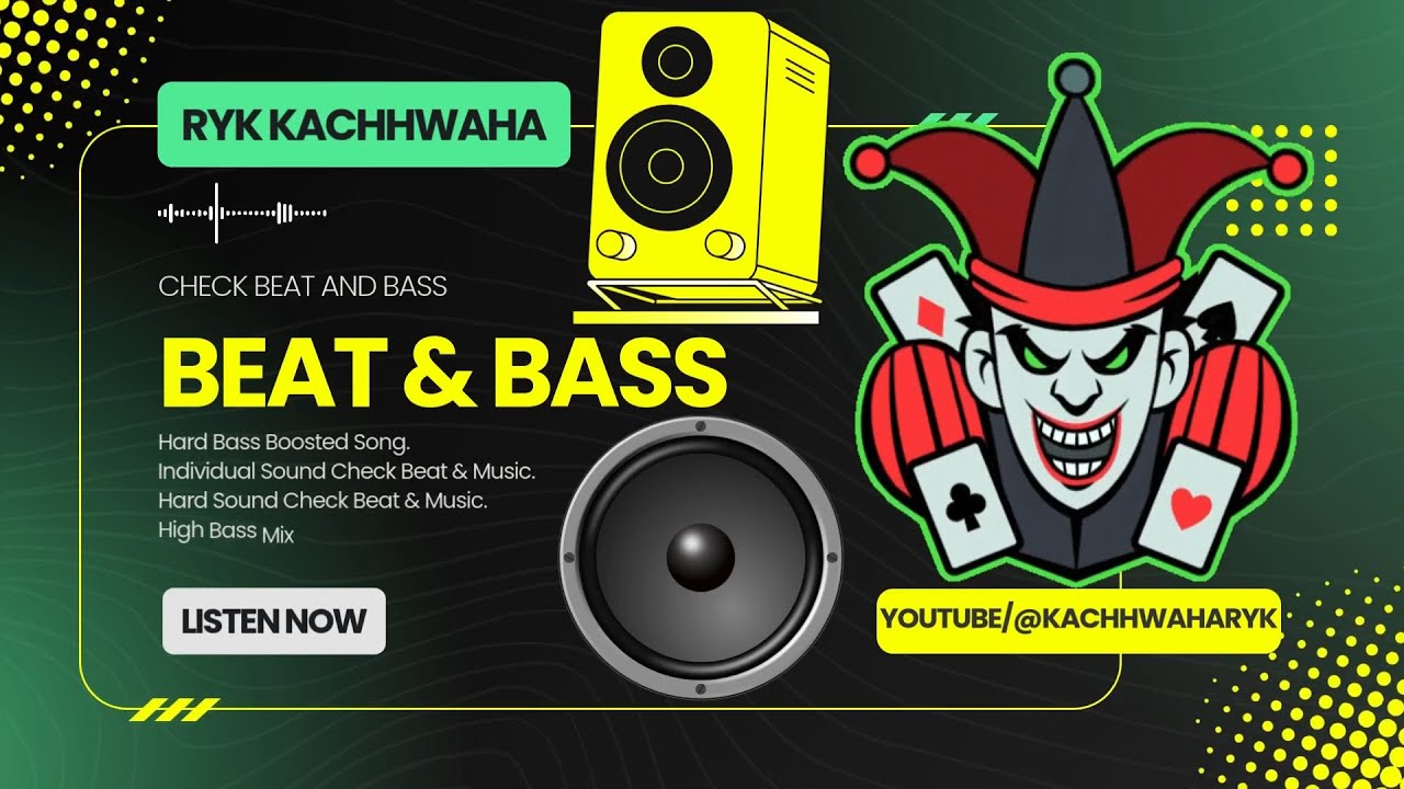 Check This Beat & Bass | New Bass Sound | New Beat | Ryk Kachhwaha ...
