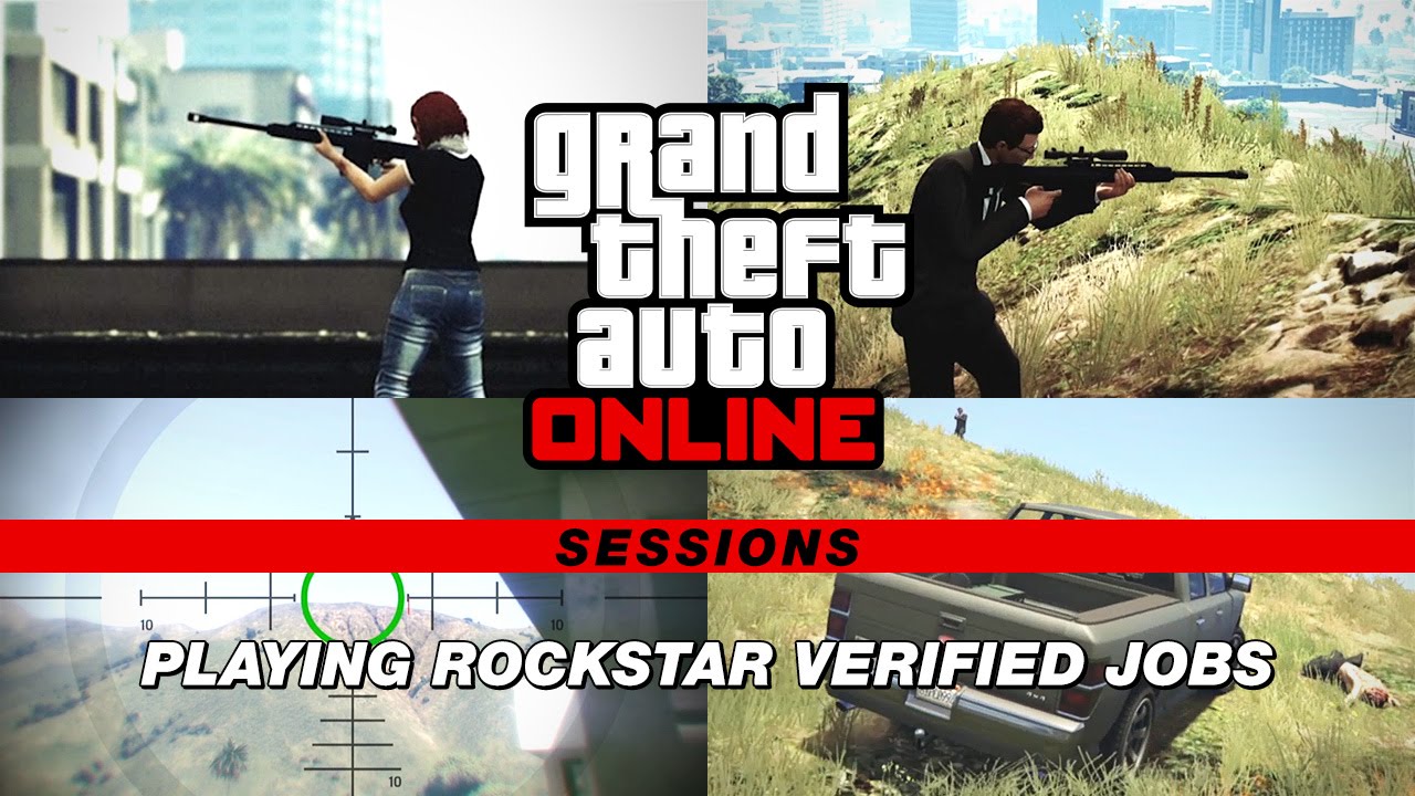 GTA Online Sessions: Playing Rockstar Verified Jobs - YouTube