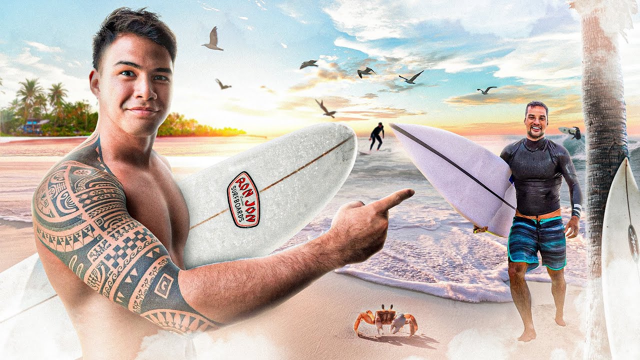 Je fais du surf sur une ILE PERDUE ! #3 (Tikehau avec des légendes ...