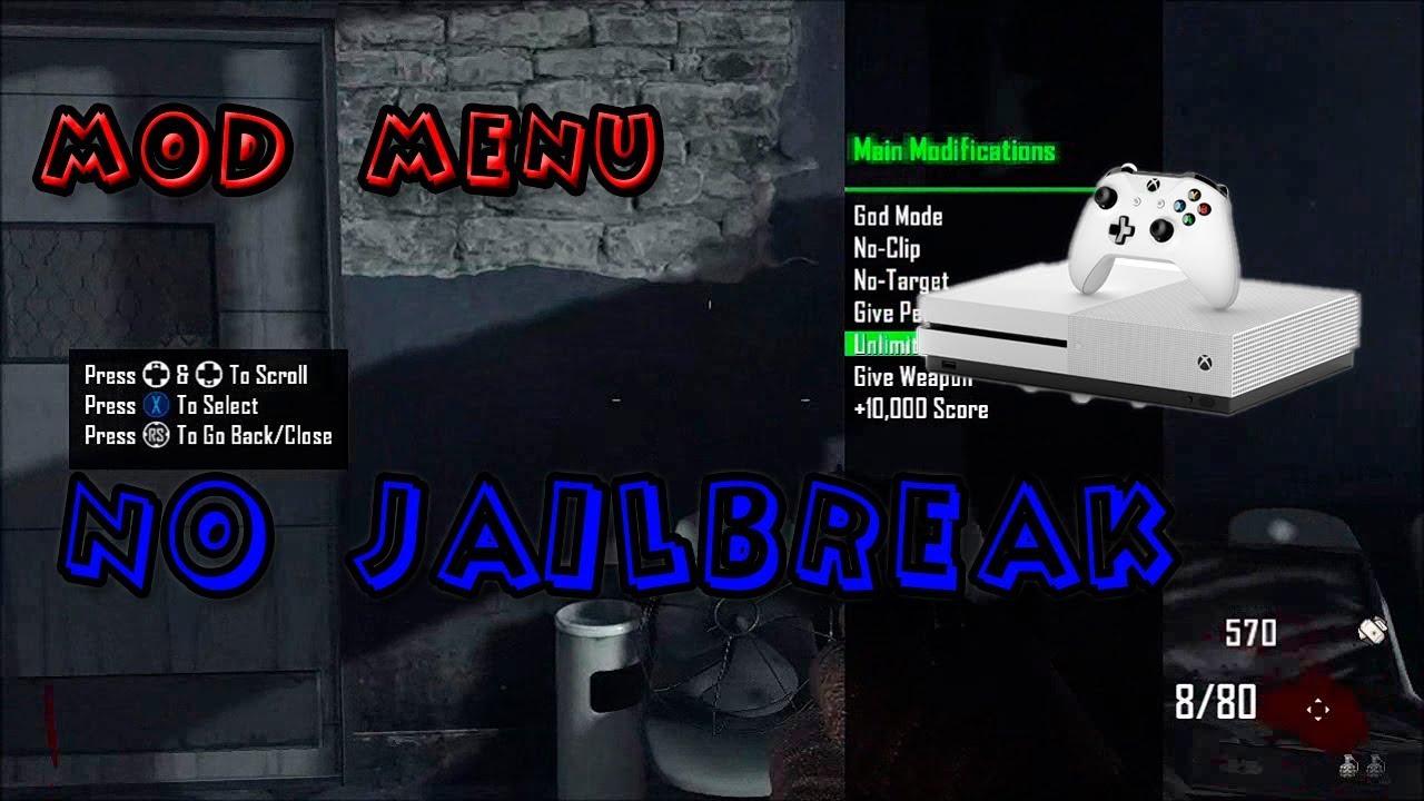 MOD MENU ZOMBIE BO2 WITHOUT JAILBREAK (XBOX ONE) - YouTube