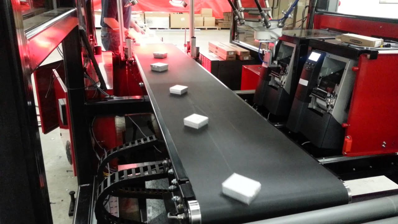 Robotic Flex Labeler – Walz Label & Mailing System - YouTube