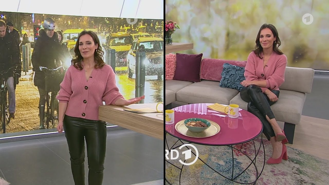 Leather Leggings Pants Alina Stiegler 20201124 - YouTube