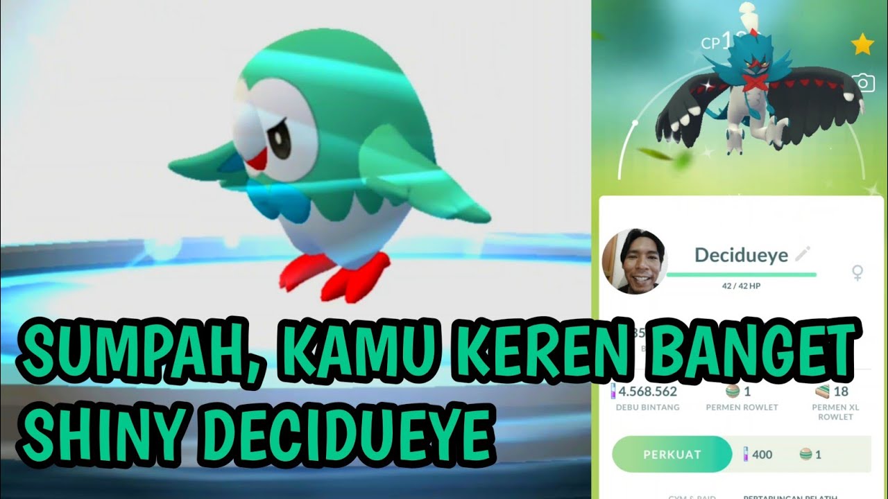 SHINY ROWLET EVOLUSI 🔴 POKEMON GO - YouTube