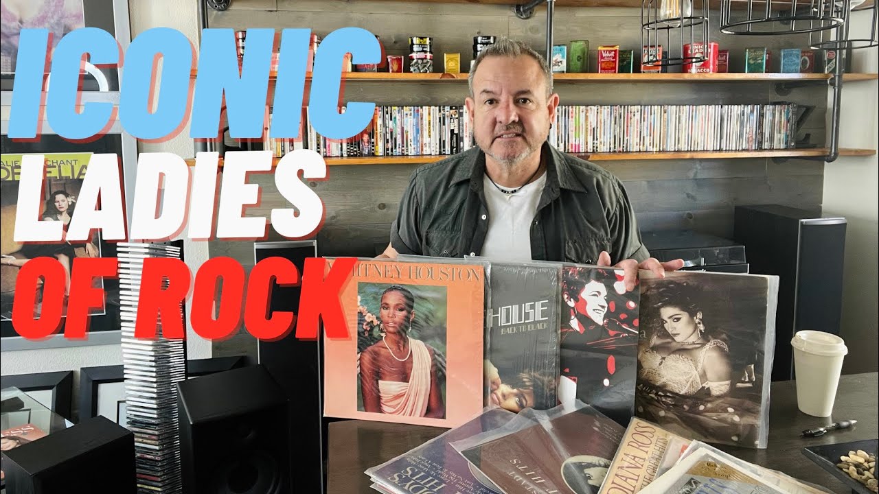 Iconic Ladies of Rock vinyl record collection - YouTube