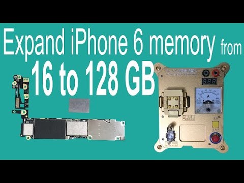 How to Repairs upgrade Hard Disk iPhone 6plus 16gb to 64gb - YouTube