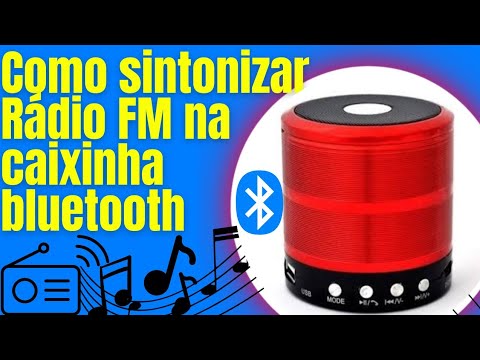Como sintonizar Rádio FM na caixinha bluetooth - YouTube