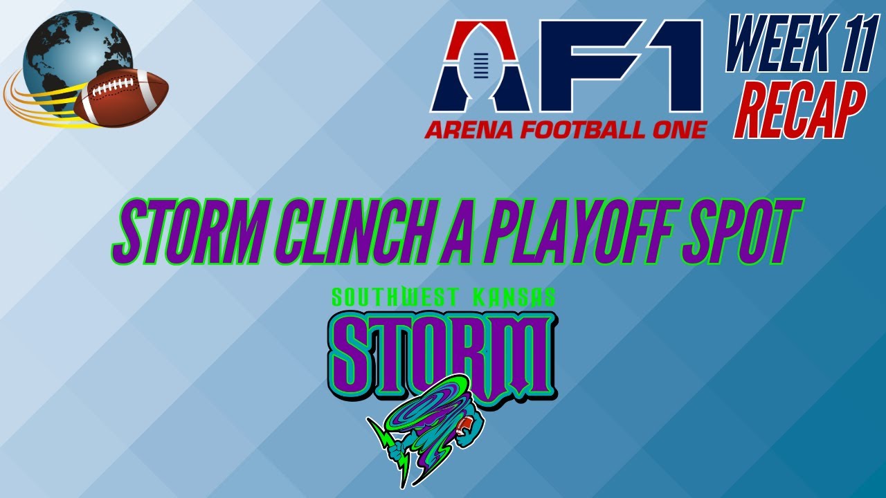 Arena Football One (AF1) 2025 Week 11 Recap - YouTube