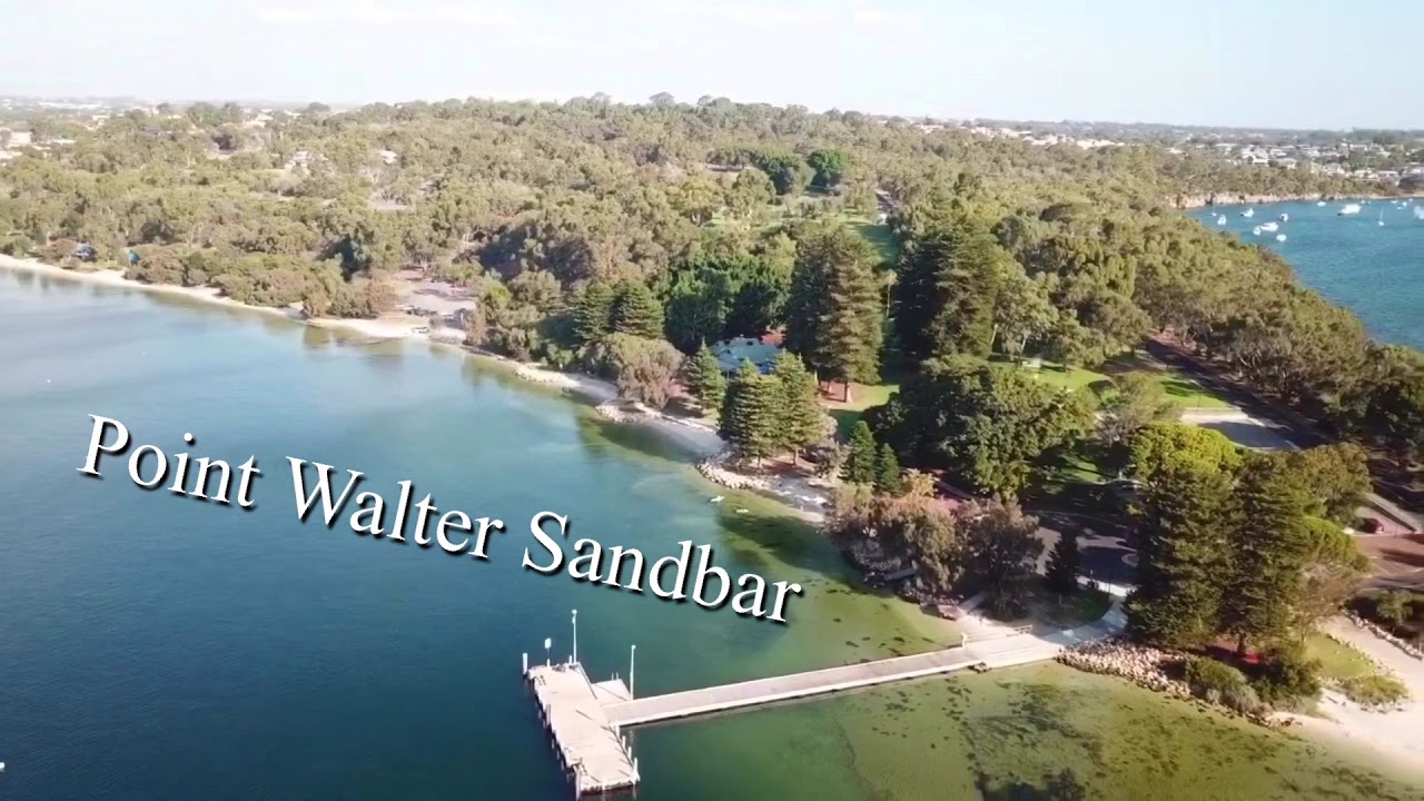 Point Walter sandbar - YouTube