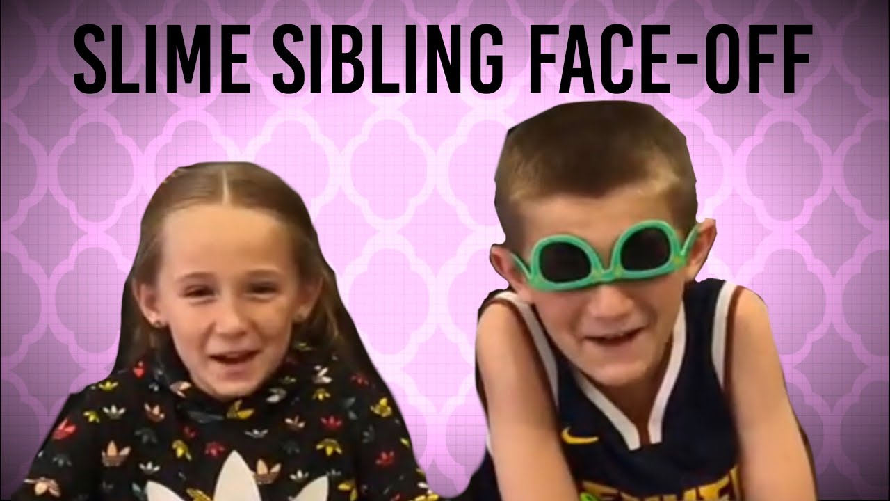 diy slime, slime challenge... Slime Siblings face off - YouTube