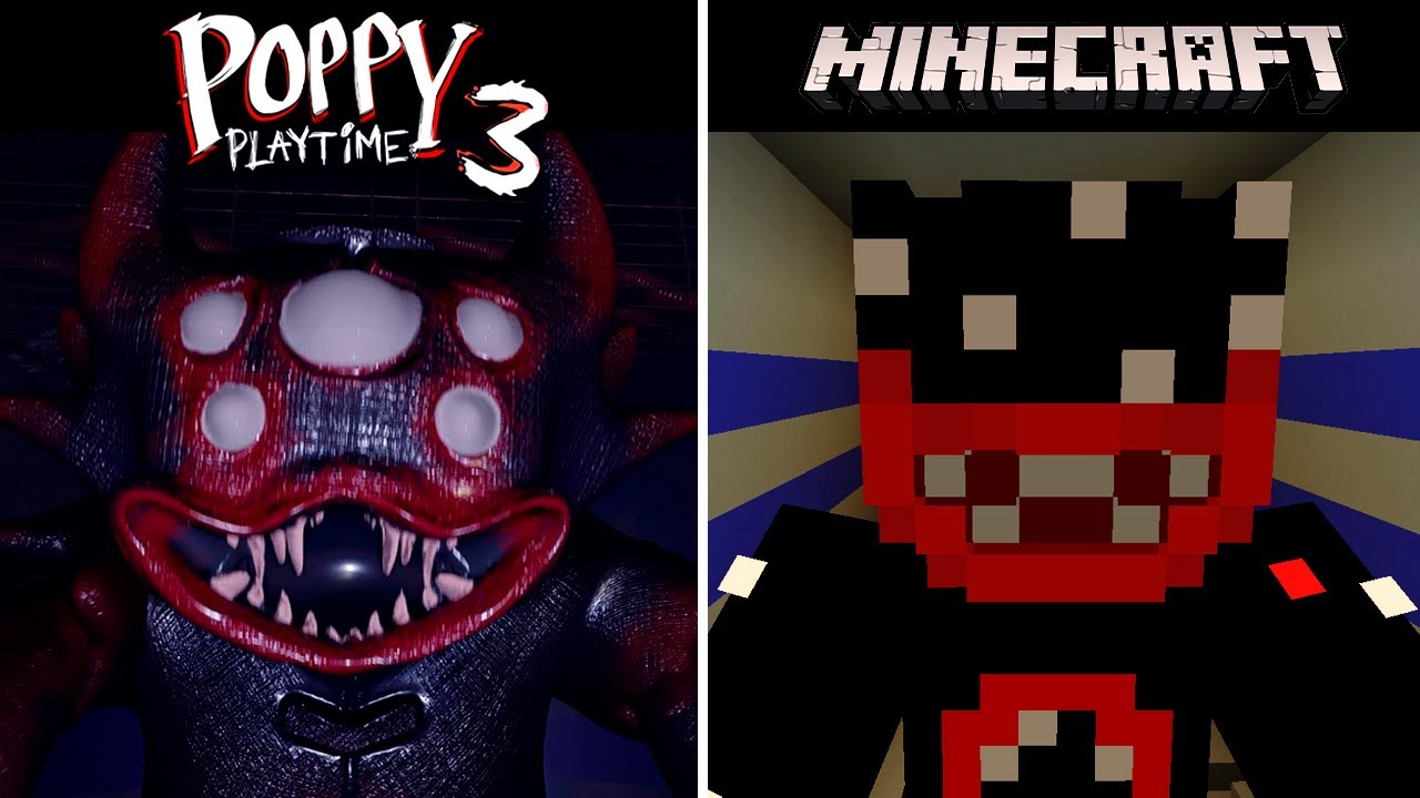 Killy Willy Jumpscare | | Poppy Playtime VS Minecraft: Chapter 3 ...