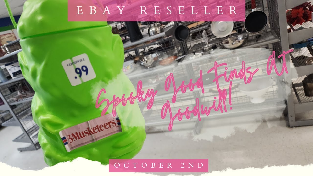 Spooky Good Finds At Goodwill! Thrifting For Resell! - YouTube