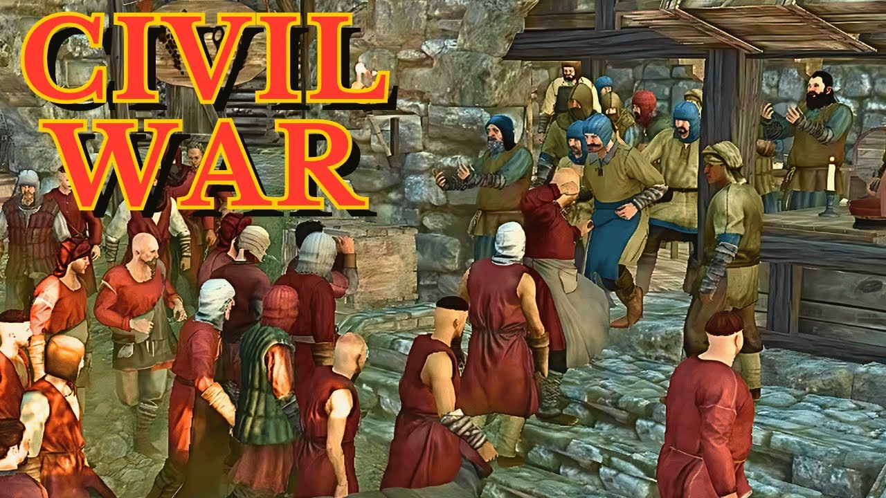 CIVIL WAR Inside Gaming's Largest Medieval Clan - YouTube