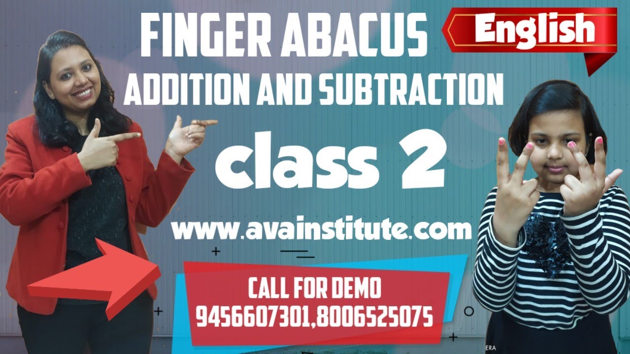 Finger Abacus | Abacus Class 2 | English | Unbelievably Fast ...