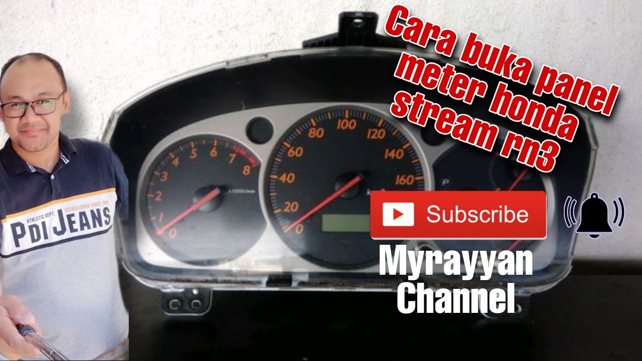 Cara buka panel meter honda stream rn3 | tips hilangkan lampu check ...