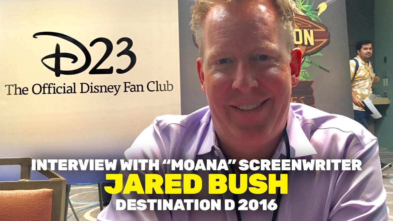 D23 Interview: Screenwriter Jared Bush discusses "Moana" at Walt Disney ...