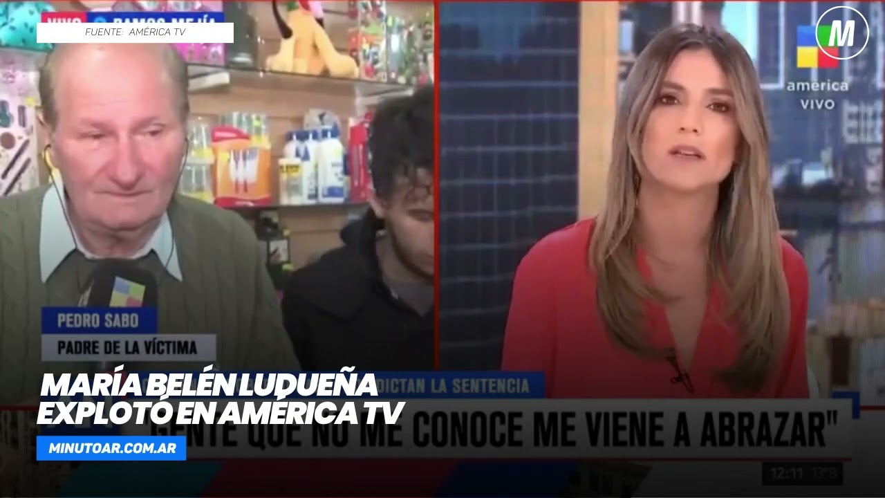 María Belén Ludueña explotó en América TV- Minuto Argentina - YouTube