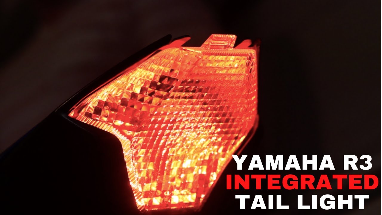 Yamaha R3 Integrated Tail Light - YouTube