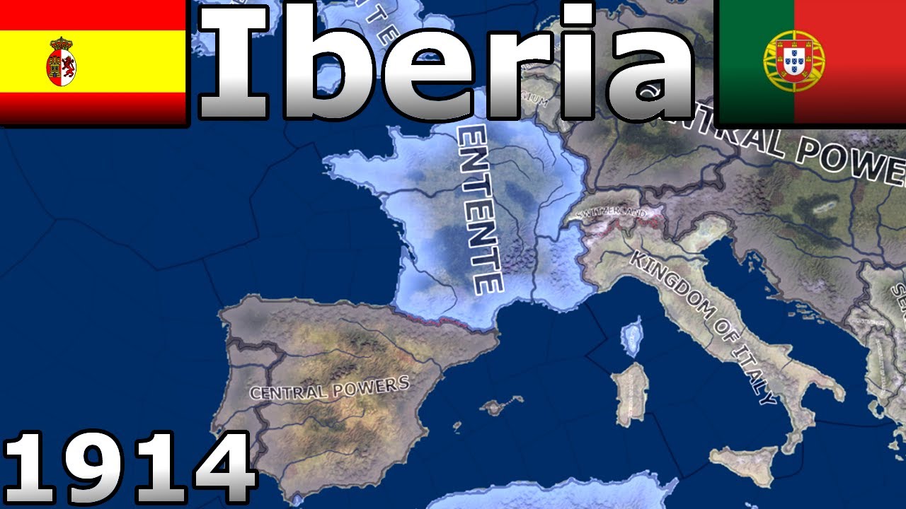 What if Portugal & Spain joined the Central Powers in WW1? | HOI4 ...