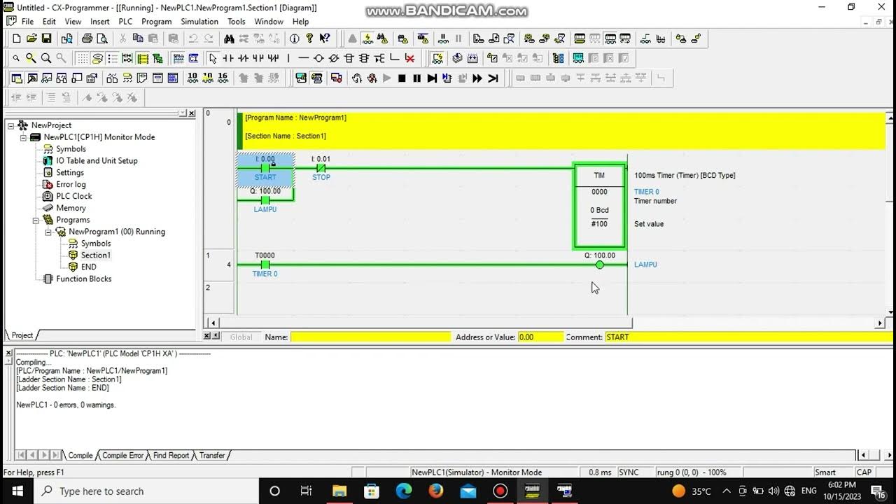 Simulasi Instruksi KEEP, TIMER, COUNTER, DIFU & DIFD , Dan COMPARE ...