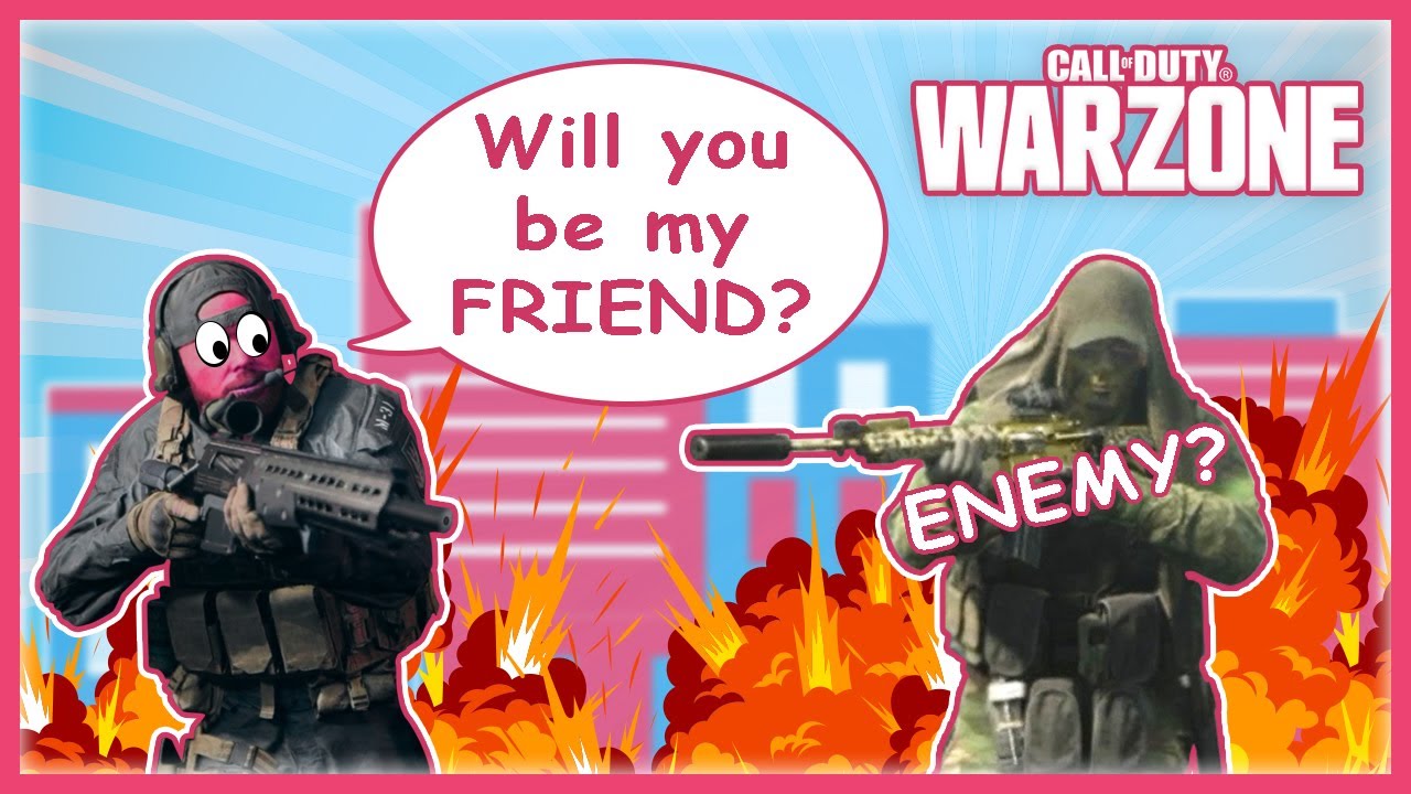 Making Friends with Enemy Players in Warzone - YouTube