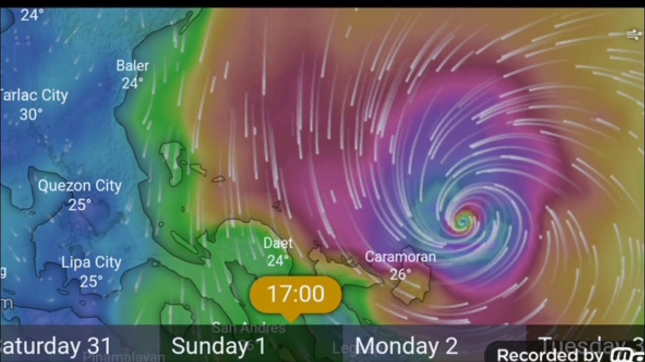 TRACK NI BAGYONG ROLLY UPDATES - YouTube