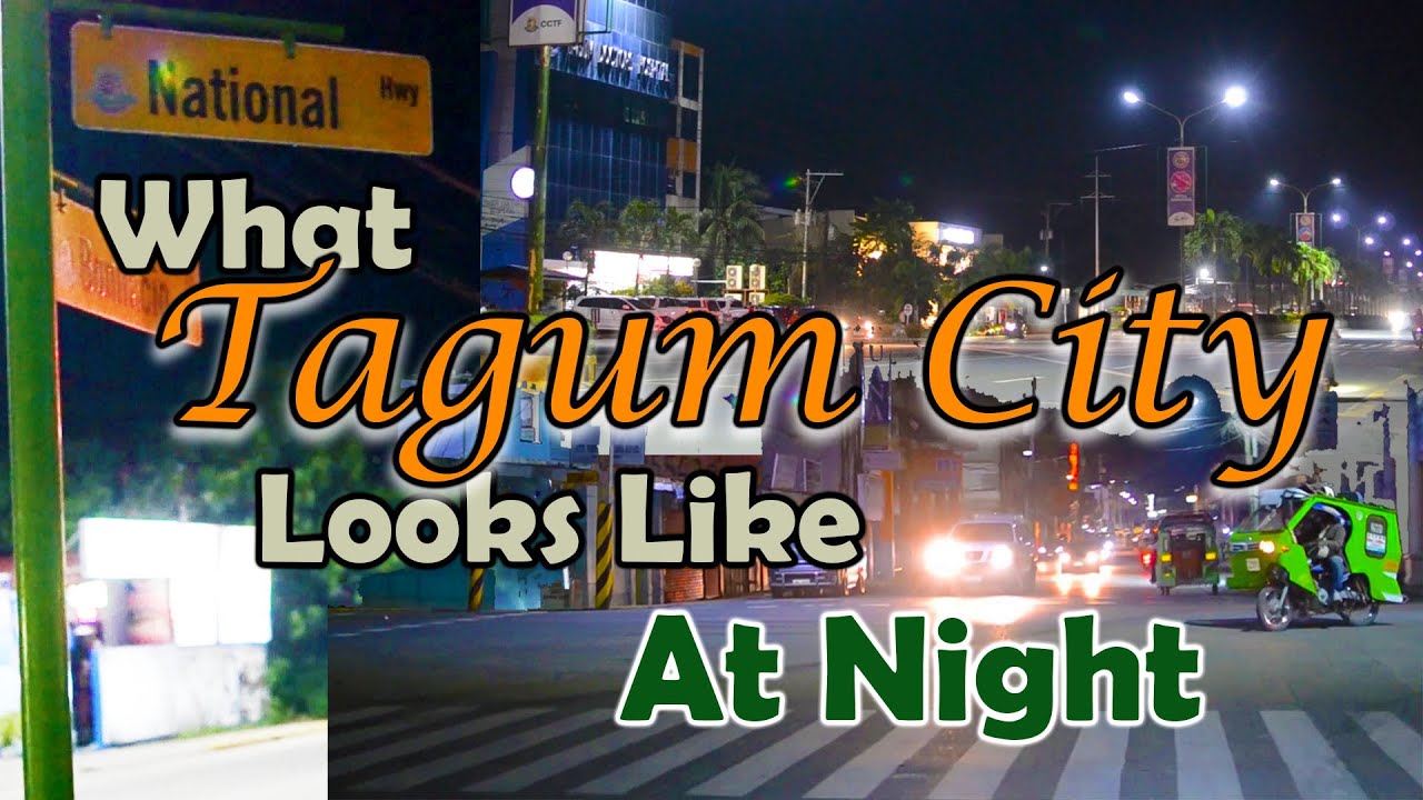What Tagum City looks like at night? - After MCQ took place - YouTube
