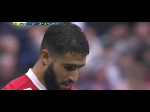 Nabil Fekir Penalty Goal Lyon vs Tolouse