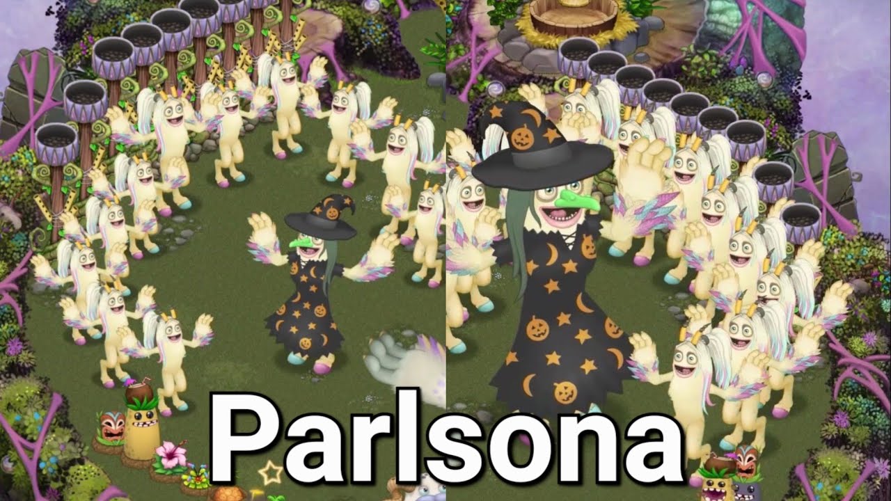 Parlsona is teaching new student Parlsonas on Plant island how to sing ...