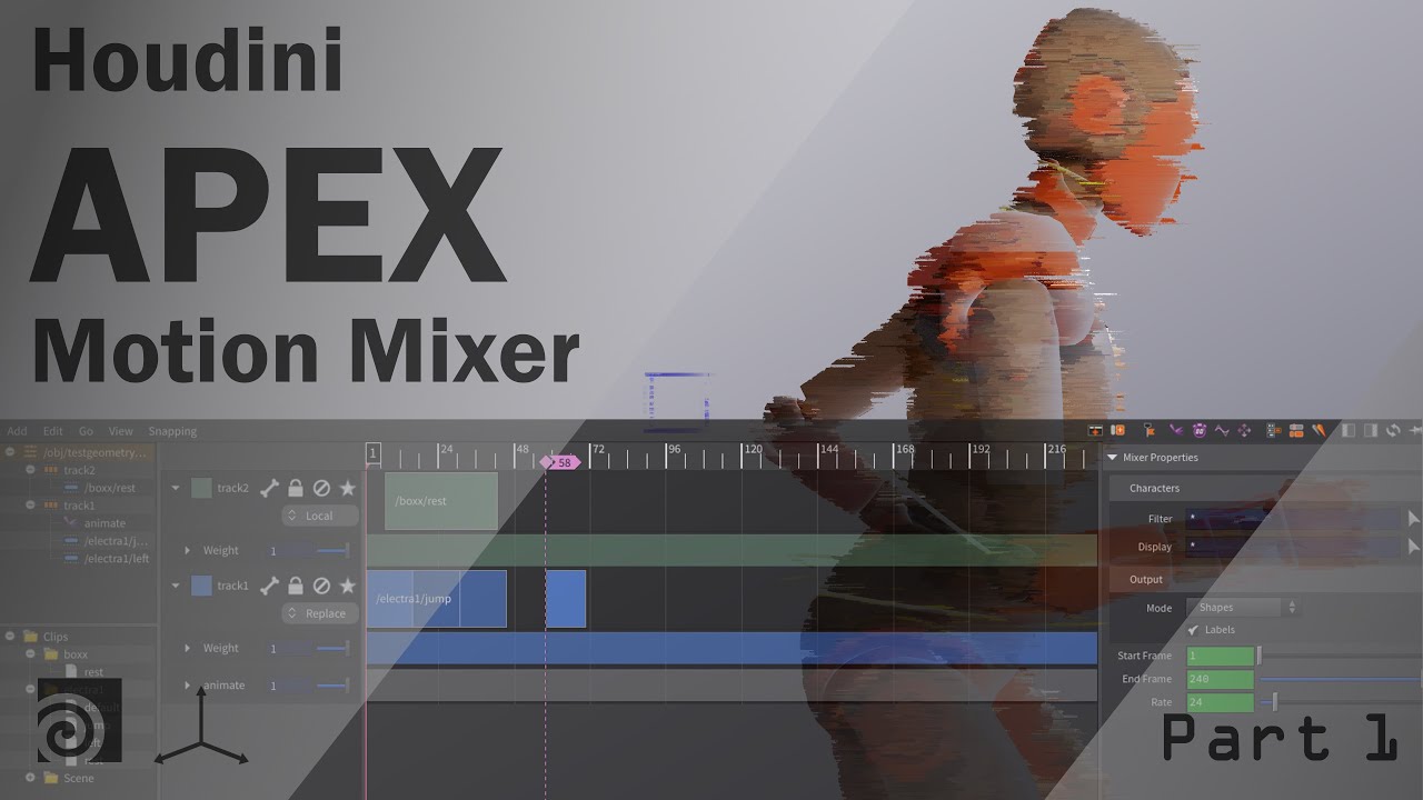 Houdini's APEX Motion Mixer Tutorial - Part 1 - Introduction - YouTube