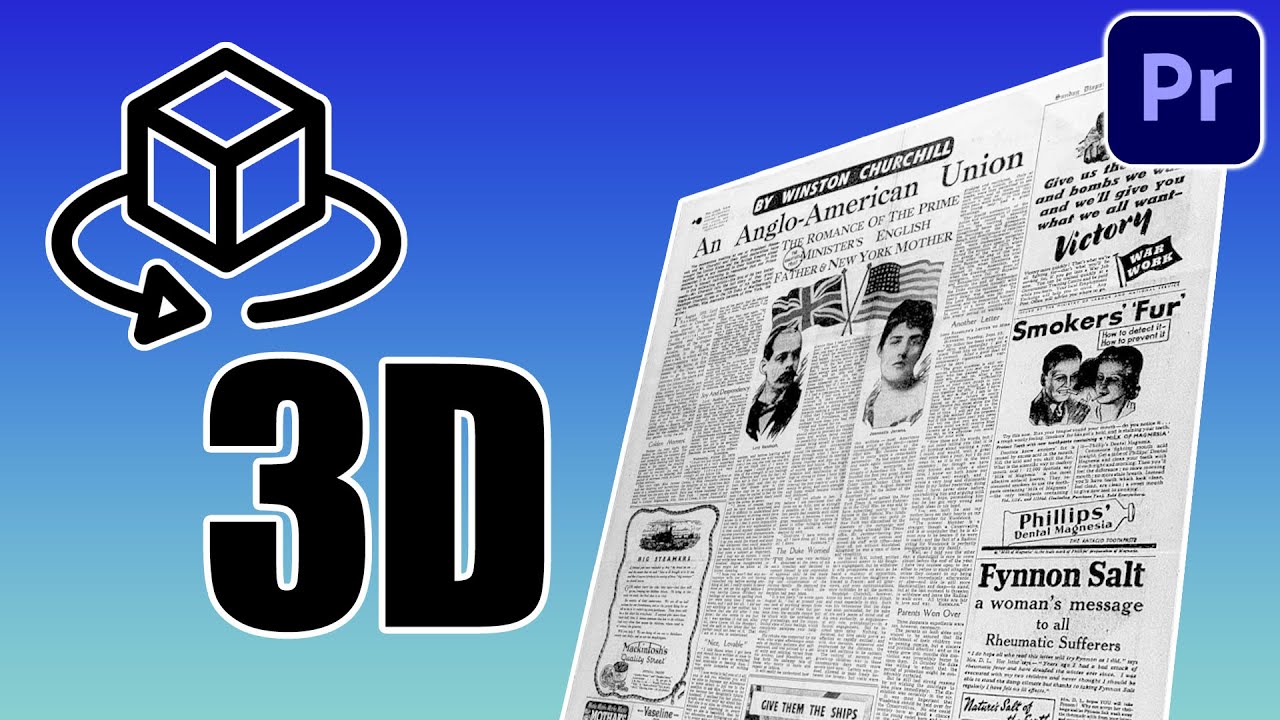 Basic 3D Animation Tutorial in Adobe Premiere Pro - YouTube