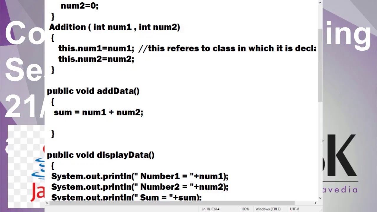 Core Java Programming Day 3 21 08 2020 YouTube Core Java Programming Day 3 21 08 2020 YouTube