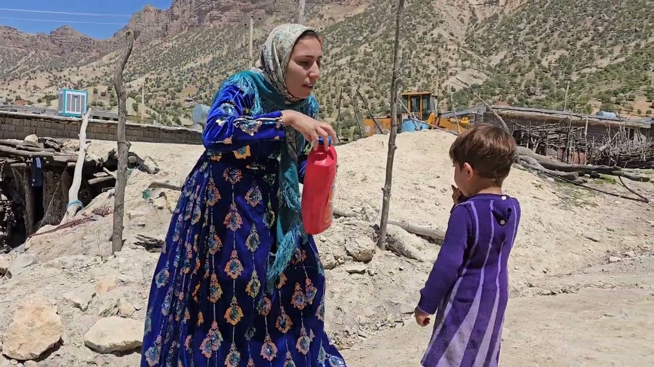 Afarin and Anahita meet; Anahita, a two-year-old baby, meets her mother ...