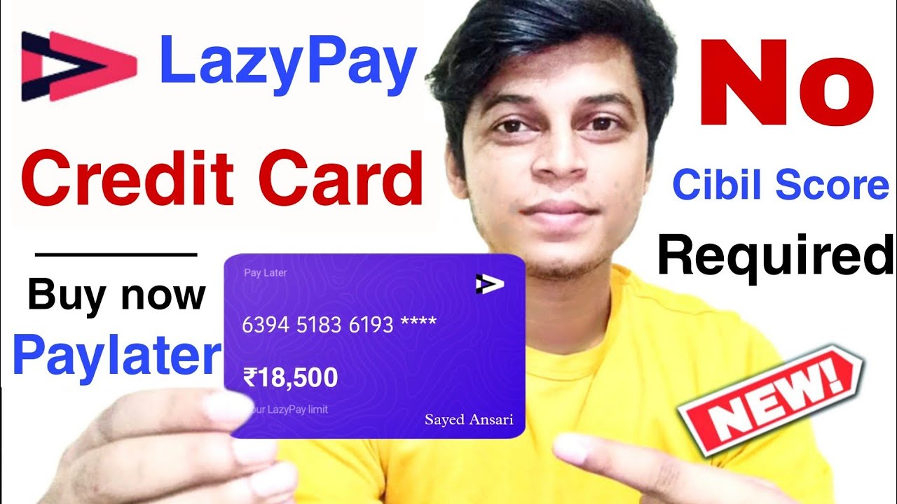 How to Online Apply New Credit Card Buy Now Pay Later | LazyPay Credit ...