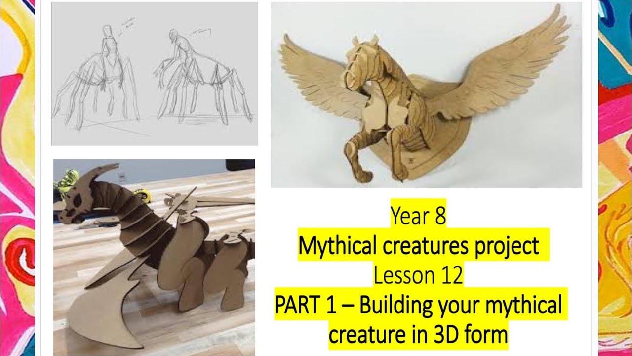 Year 8 Week 12 - Building your 3D mythical creature part 1 - YouTube