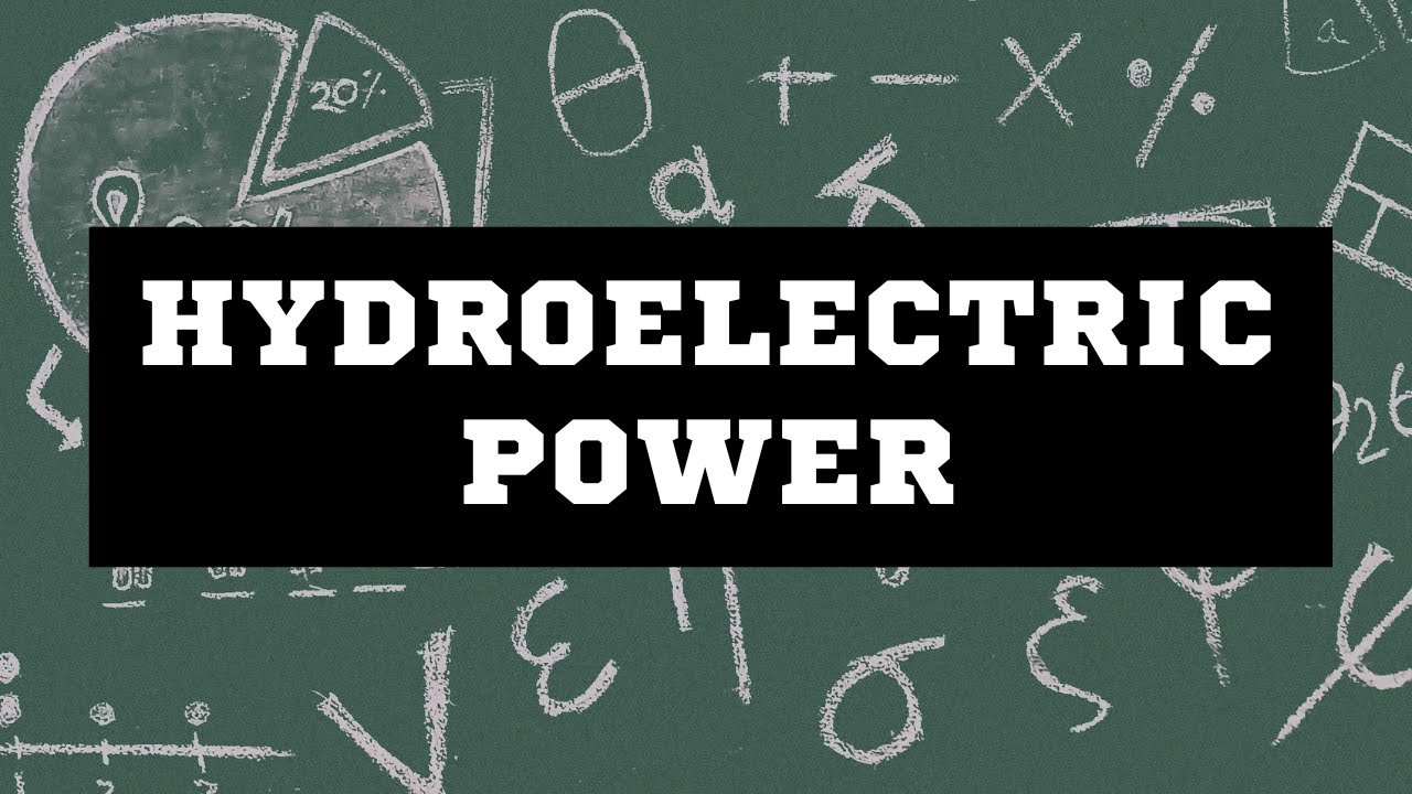 Renewable Energy - Hydro Electric Power - Tagalog - YouTube