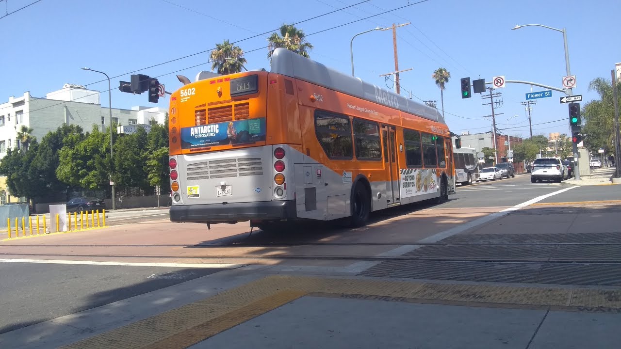 2013 LACMTA New Flyer XN40 5602 - YouTube