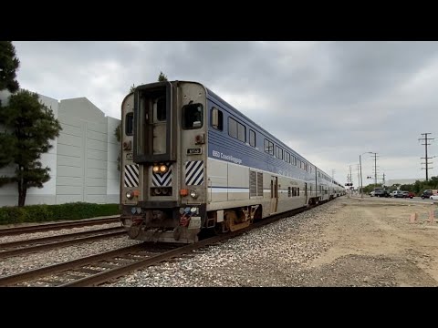 AMTRAK CAB CAR #6953 Passing By Los Nietos Crossing! - YouTube