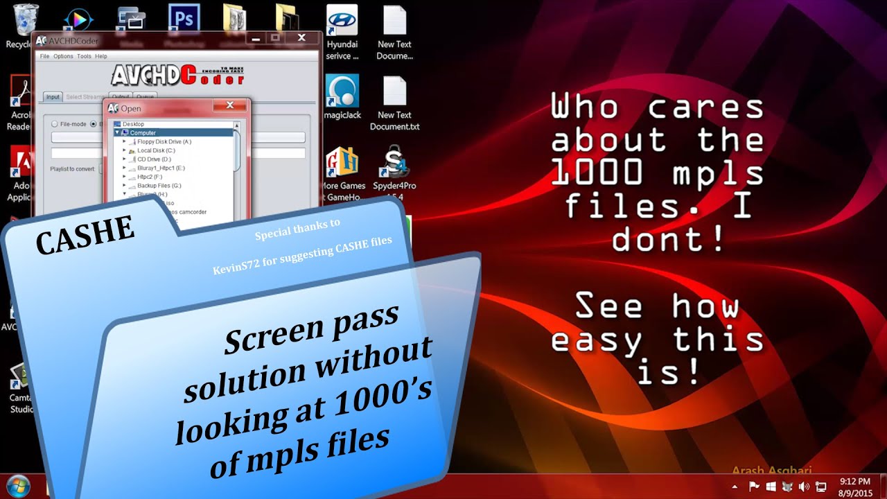 Screen pass protection cashe solution without even viewing 1000s of ...