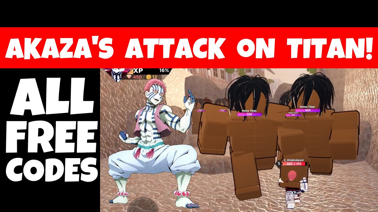 [CODES] AKAZA’S Attack On Titan Anime Dimensions - YouTube