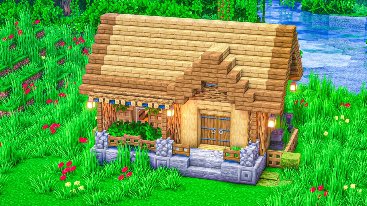 Cottage Core Cozy Starter House, How to build / Tutorial - YouTube