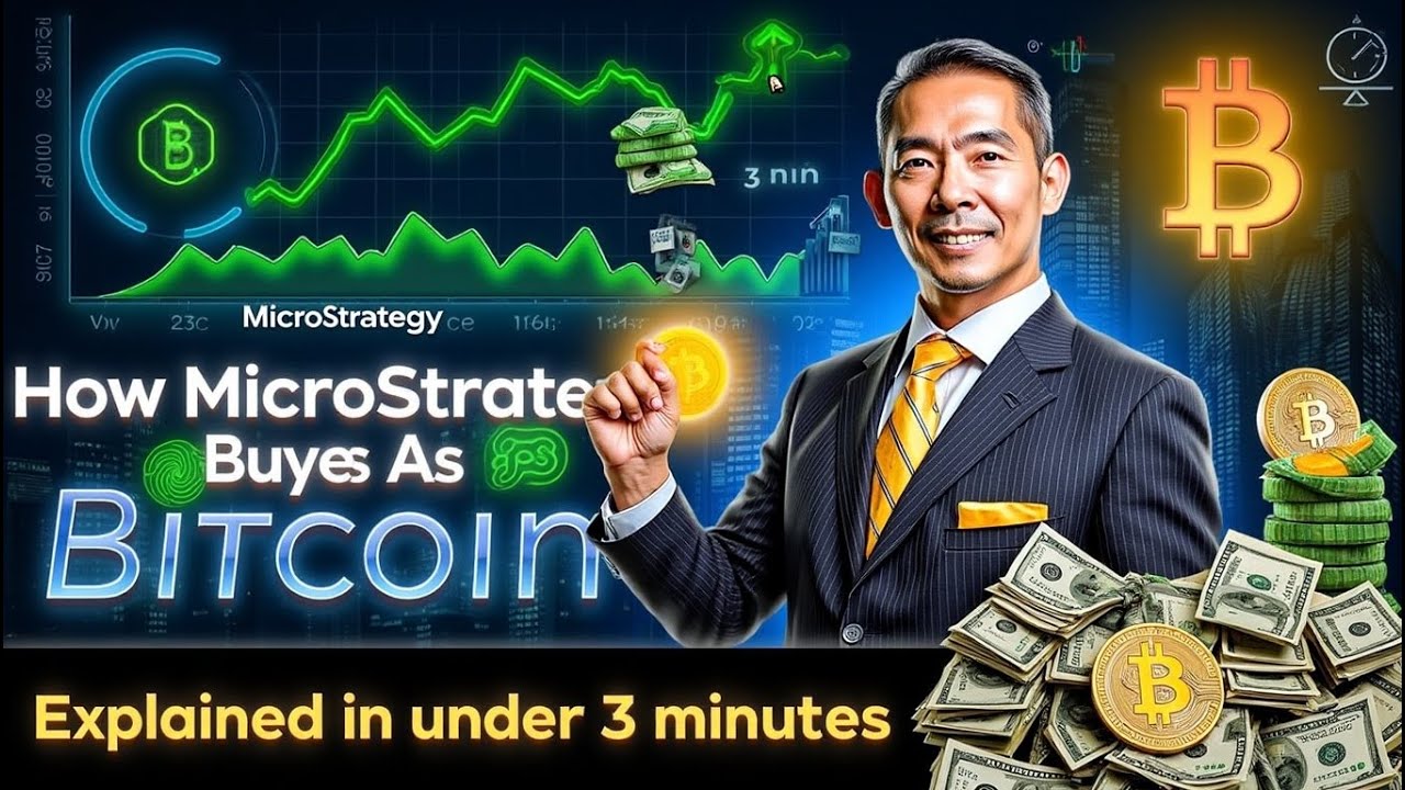 How does MicroStrategy buy Bitcoin - Explained in under 3 minutes - YouTube