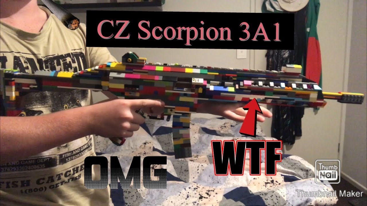 Lego Scorpion CZ 3A1| Jim's lego guns - YouTube