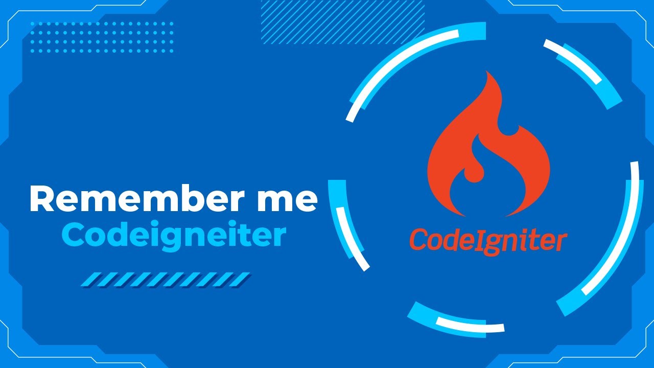Membuat fitur remember me pada form login | Codeigneiter - YouTube