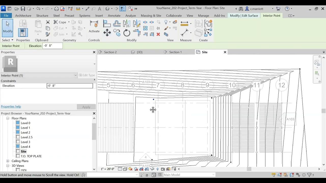 Revit: Topographic Surface - YouTube