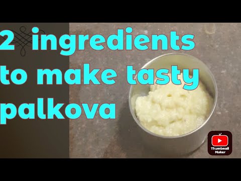Just 2 ingredients to make tasty palkova - YouTube