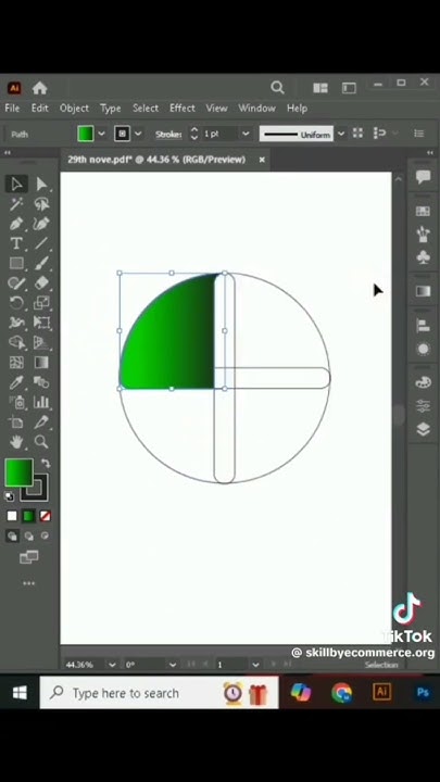 | How to create circle designs in Adobe Illustrator CC | Design in Illustrator | #short #circle ...