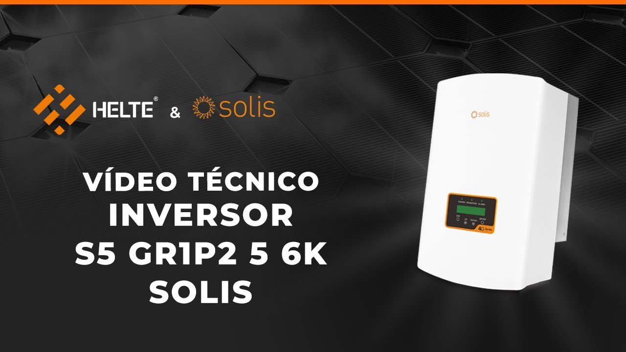 [SOLIS] INSTALAÇÃO INVERSOR Solis S5 GR1P2 5-6K - YouTube