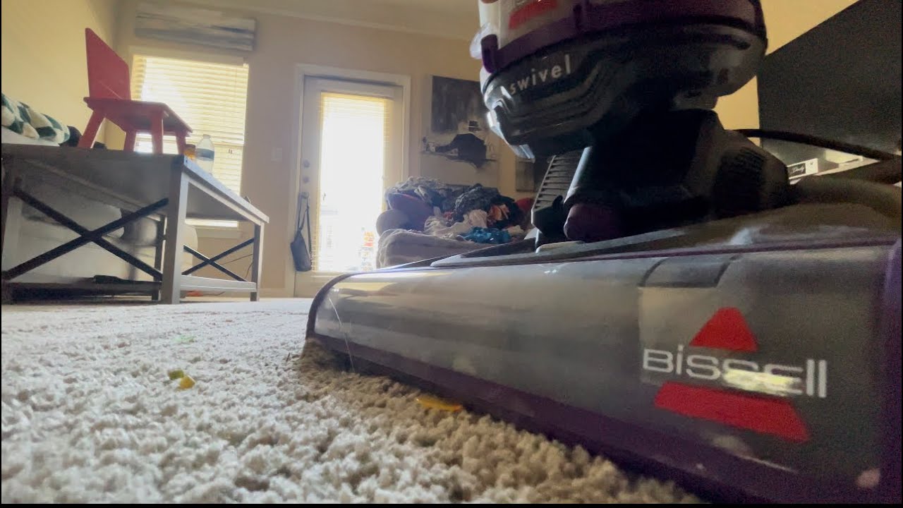 NDM w/ Bissell 😈 Full Apt Natural Vacuum w/ Slight Crunch- Bin Dump ...
