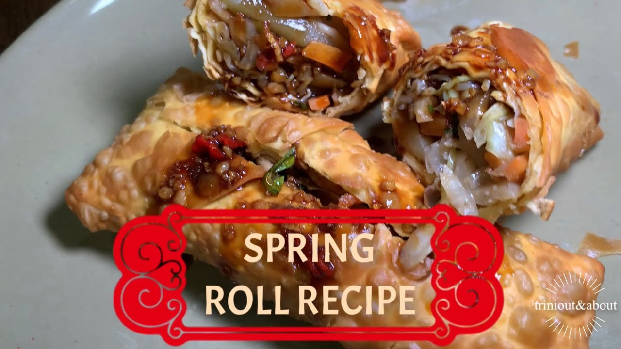 CHINESE STYLE SPRING ROLLS | CHICKEN | VEGE - YouTube