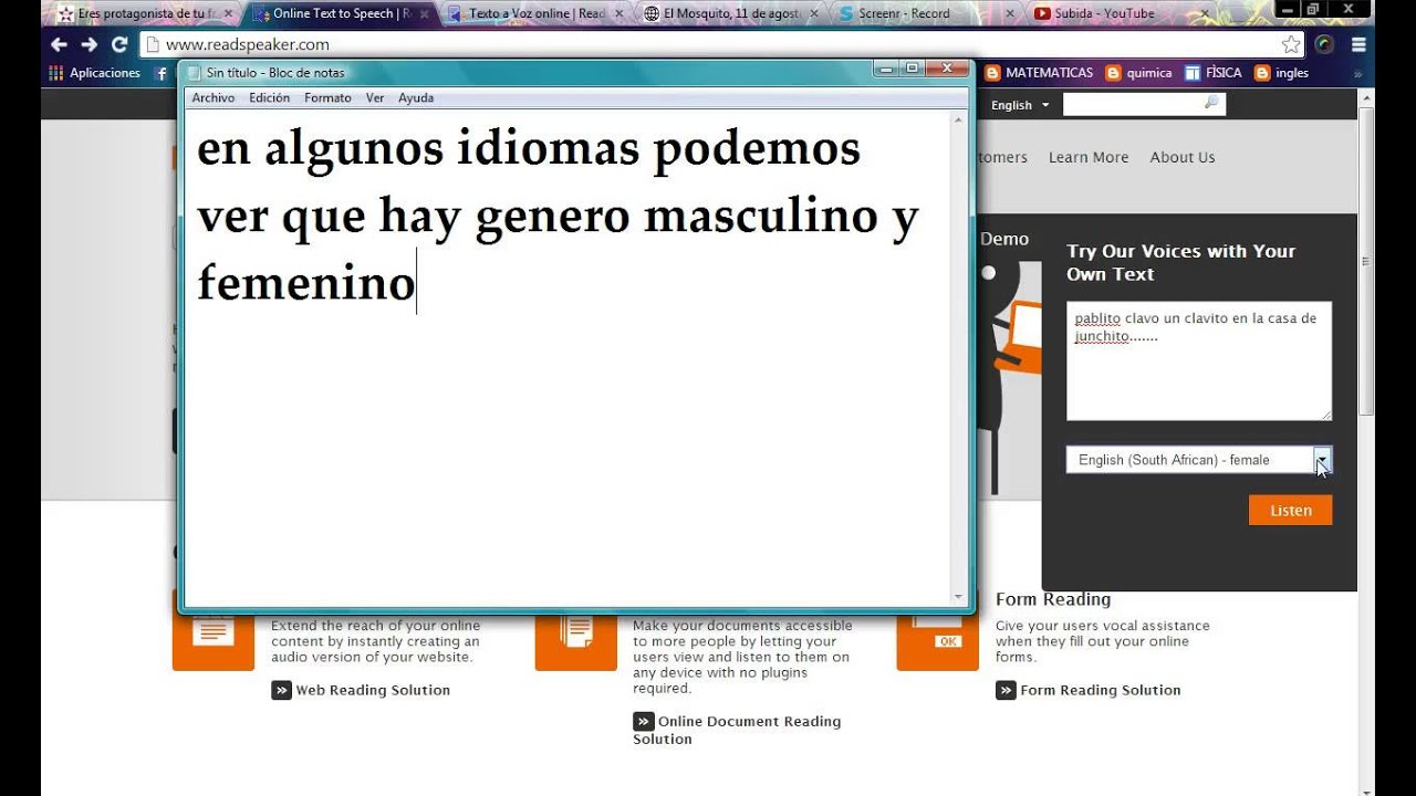 tutorial de readspeaker - YouTube